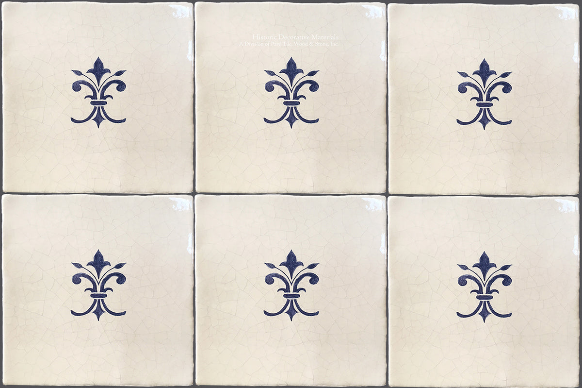 Vintage Blue and White Decorative Wall Tiles for Kitchens and Baths ...