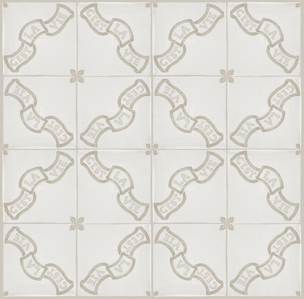 French Decorative Wall Tiles for Kitchen Backsplash and Fireplace ...