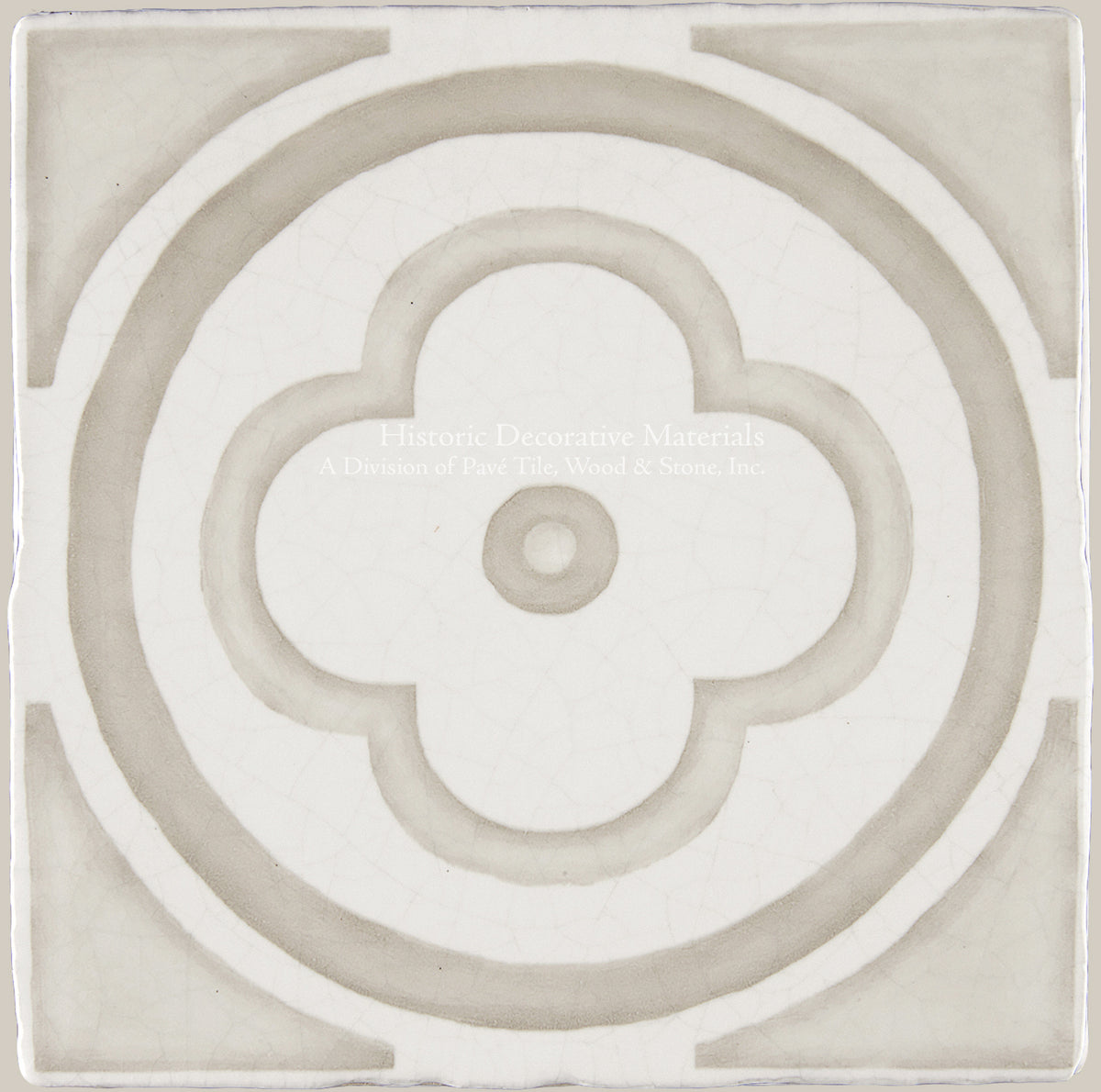 Vintage hand painted gray flower French Tiles add elegance to kitchens ...