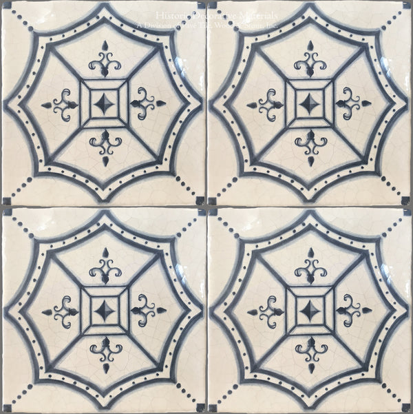 Italian Decorative Blue and White Wall Tiles for Kitchen Backsplash ...
